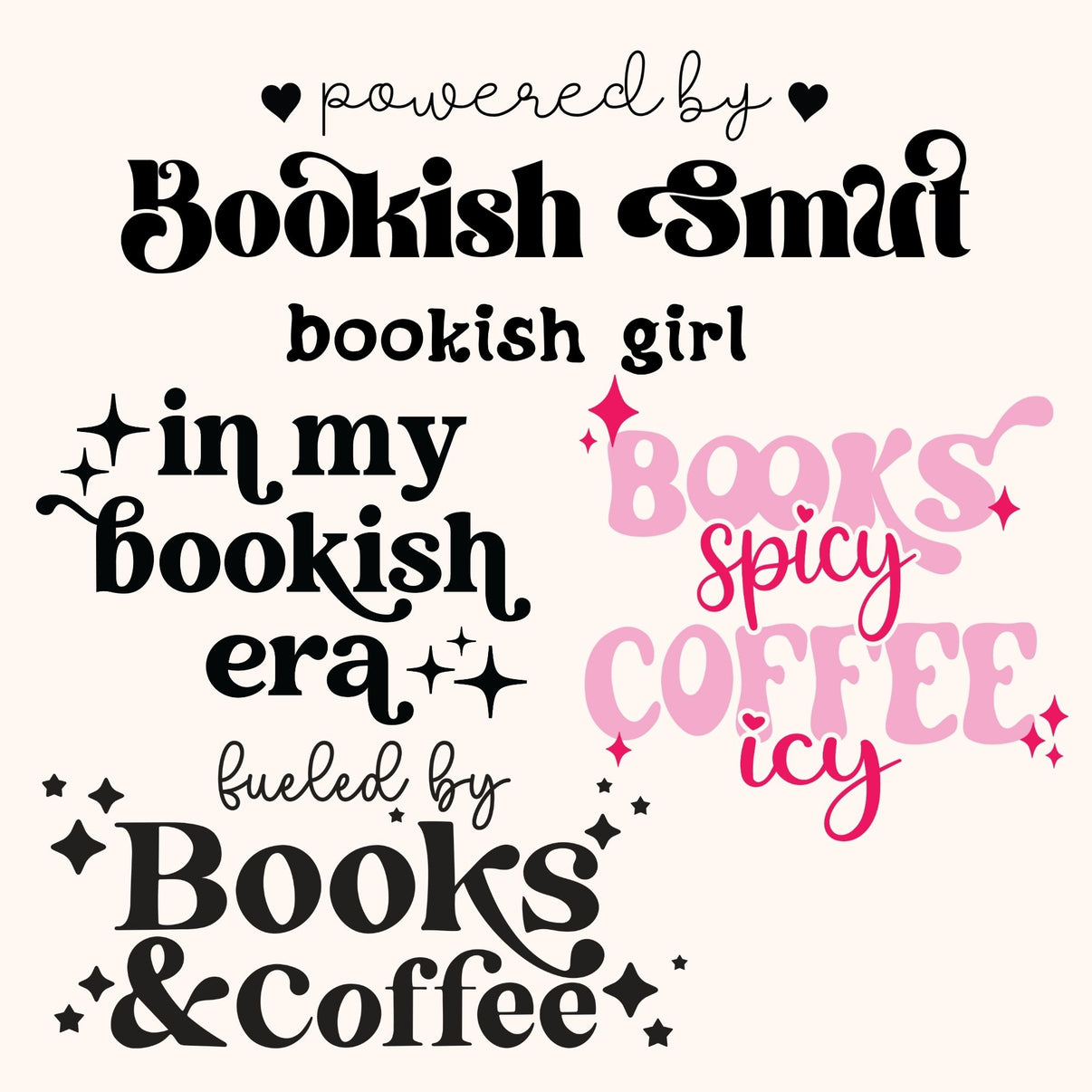 BookTok SVG Bundle – Pixie Princess Design